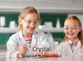Chemistry And Children Concept Kids PPT template 67 | CrystalGraphics