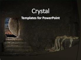 Christian Empty Tomb Of Jesus PPT template 18 | CrystalGraphics