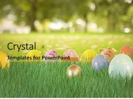 Christian Choices Digital Composite Of Easter Eggs PPT template 42 ...