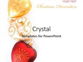 Christmas Decoration PPT template 26 | CrystalGraphics