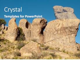 City Of Rocks Formations PPT template 25 | CrystalGraphics