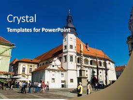 Cityscape Of Maribor Marburg Tourist PPT template 3 | CrystalGraphics