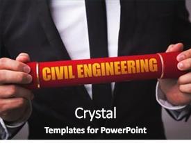 Civil Engineering PPT template 79 | CrystalGraphics
