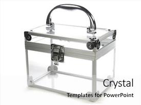 Clear Container PPT template 85 | CrystalGraphics