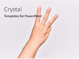 Close Up Of Hand PPT template 24 | CrystalGraphics