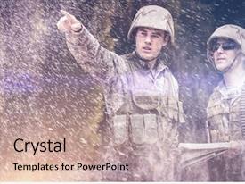 Coalition Pine Trees In Forest PPT template 23 | CrystalGraphics