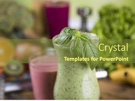 Cocktails With Fresh Fruits Vitamin PPT template 51 | CrystalGraphics