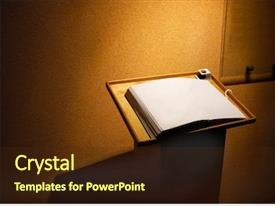 Codex Open Blank Page PPT template 91 | CrystalGraphics