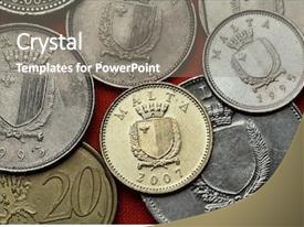 Coins Of Malta Coat PPT template 37 | CrystalGraphics