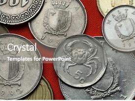 Coins Of Malta Maltese Freshwater PPT template 22 | CrystalGraphics
