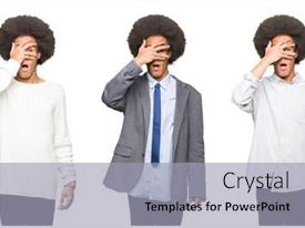 Collage Of Young Man PPT template 93 | CrystalGraphics
