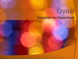 Colorful Holiday Boke Photo PPT template 6 | CrystalGraphics