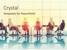 Commission Plan Business Meeting In Office PPT template 49 ...