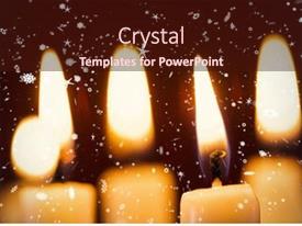 Composite Image Of Snow Falling PPT template 19 | CrystalGraphics