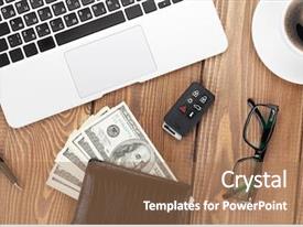 Computer Pen Office Table With Pc Coffee PPT template 78 | CrystalGraphics