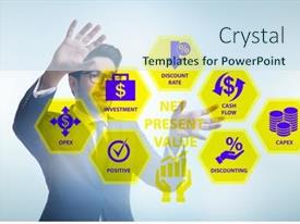Concept Of Npv Net Present PPT template 65 | CrystalGraphics