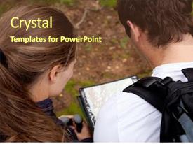Couple Orienteering With A Map PPT template 31 | CrystalGraphics