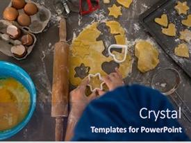 Cropped Image Of Boy Preparing PPT template 50 | CrystalGraphics