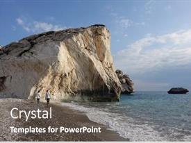 Cyprus Aphrodite Stone In Winter PPT template 51 | CrystalGraphics