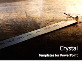 Climate Change Decades Paper Strip PPT template 40 | CrystalGraphics