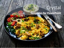 Delicious Breakfast Scrambled Eggs PPT template 14 | CrystalGraphics