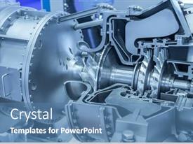 Detail Of Industrial Gas Turbine PPT template 73 | CrystalGraphics