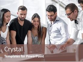 Diversity Group Is Working Together PPT template 18 | CrystalGraphics