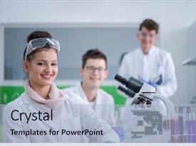 Doing Research Together In Chemistry PPT template 52 | CrystalGraphics
