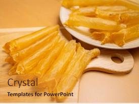 Dried Fish Maw Traditional Chinese PPT template 5 | CrystalGraphics