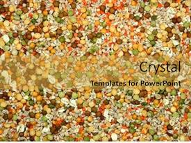 Dried Pulses PPT template 79 | CrystalGraphics