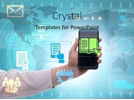 E Learning Concept As Modern PPT template 5 | CrystalGraphics