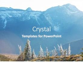 Early Winter With First Snow PPT template 49 | CrystalGraphics