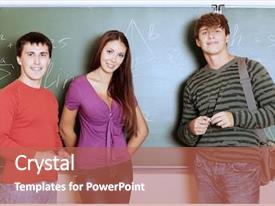 Educational Theme Students PPT template 80 | CrystalGraphics