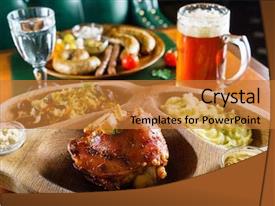 Eisbein With Braised Cabbage Salad PPT template 38 | CrystalGraphics