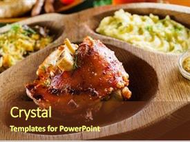 Eisbein With Braised Cabbage Salad PPT template 37 | CrystalGraphics