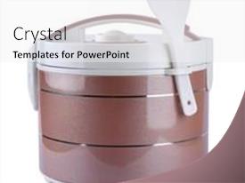Electric Multi Cooker Isolated PPT template 89 | CrystalGraphics