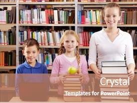 Elementary Study Portrait Of Pupils And Teacher PPT template 38 ...