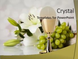 Eucharist Sacrament Of Communion Background PPT template 29 ...