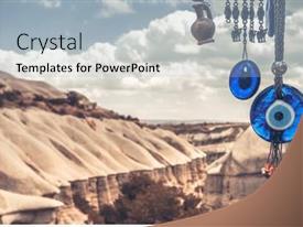 Evil Eye Amulets On Turkish PPT template 11 | CrystalGraphics