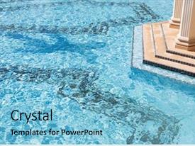 Exotic Luxury Swimming Pool Water PPT template 82 | CrystalGraphics