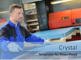 Factory Worker PPT template 80 | CrystalGraphics