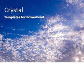 Fall Clouds PPT template 45 | CrystalGraphics