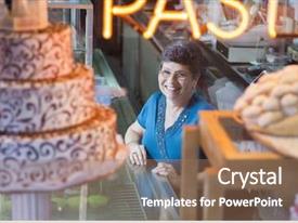 Bakery Shop Owner PPT template 83 | CrystalGraphics