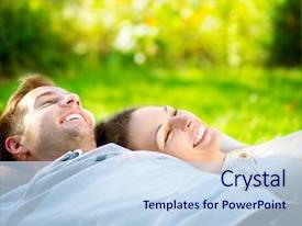 Family Tree Happy Smiling Couple Relaxing PPT template 84 | CrystalGraphics