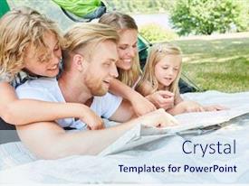 Family With Two Children PPT template 78 | CrystalGraphics