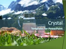 Farm Scenery Milk Cheese And Bread Served PPT template 22 | CrystalGraphics