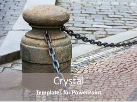 Fencing Of Sidewalk In Form PPT template 40 | CrystalGraphics