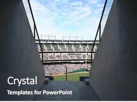 Field Hockey Opening To A Ballpark Game PPT template 92 | CrystalGraphics