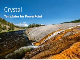 Firehole River Near Grand Prismatic PPT template 38 | CrystalGraphics
