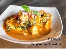 Fish With Red Curry Past PPT template 64 | CrystalGraphics